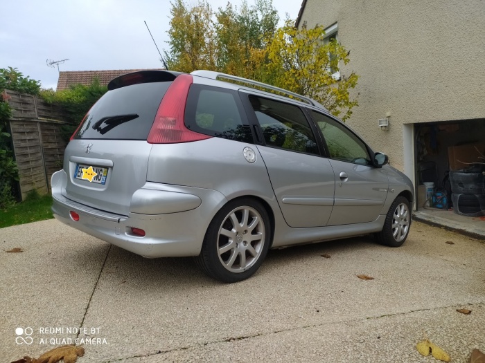 Peugeot 206 sw Quicksilver 1.6 16s | Detailing Esthauto, apprendre le ...